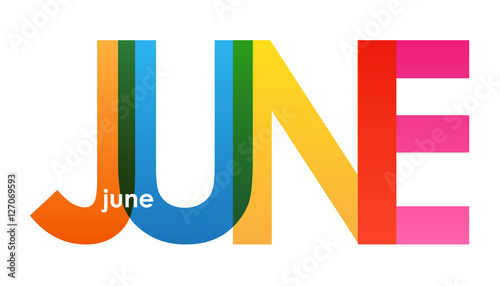 JUNE icon Stock Vector | Adobe Stock