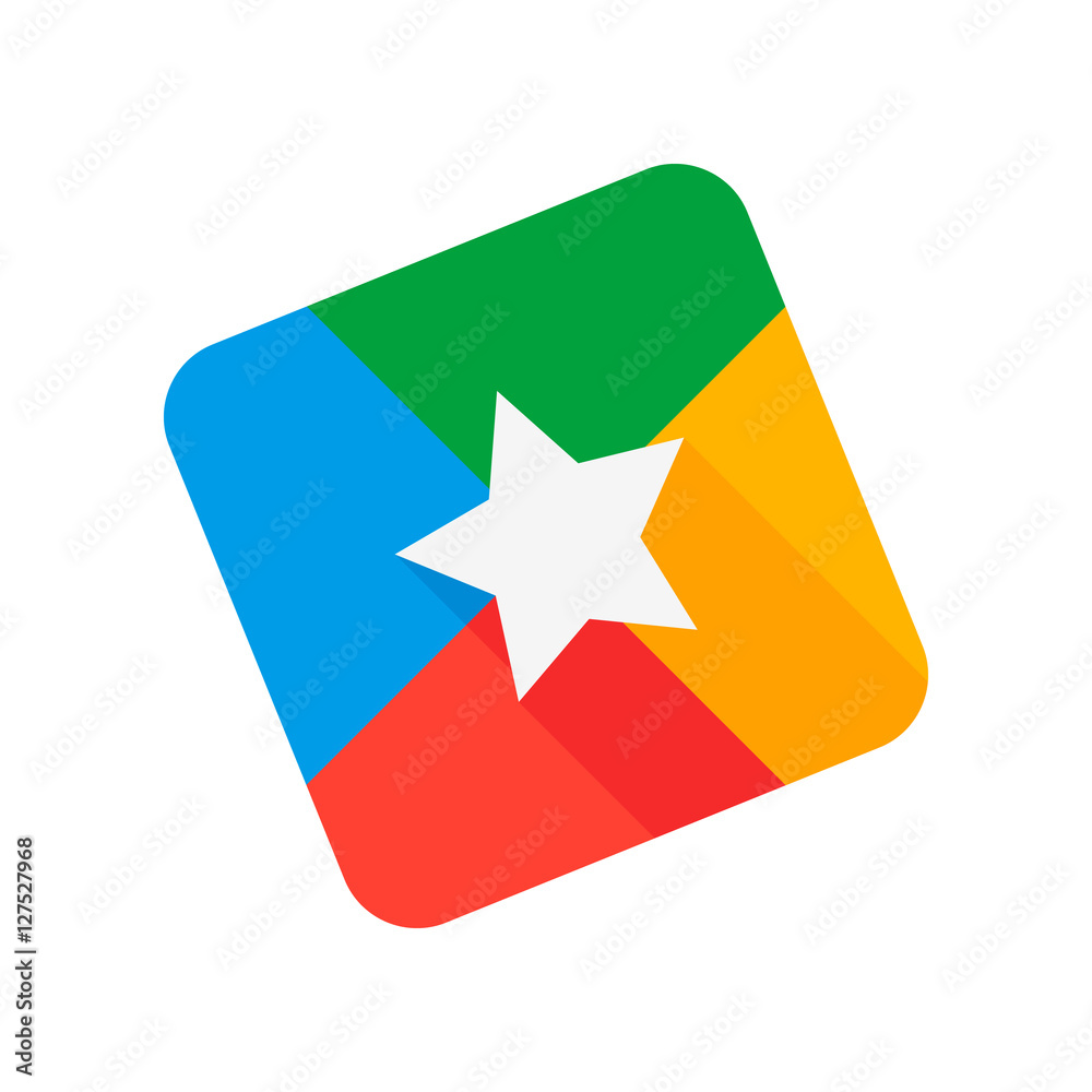 Star squared. Vector icon or logo for the application. Stock Vector ...