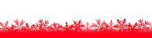Snowflakes Border Red Free Stock Photo - Public Domain Pictures