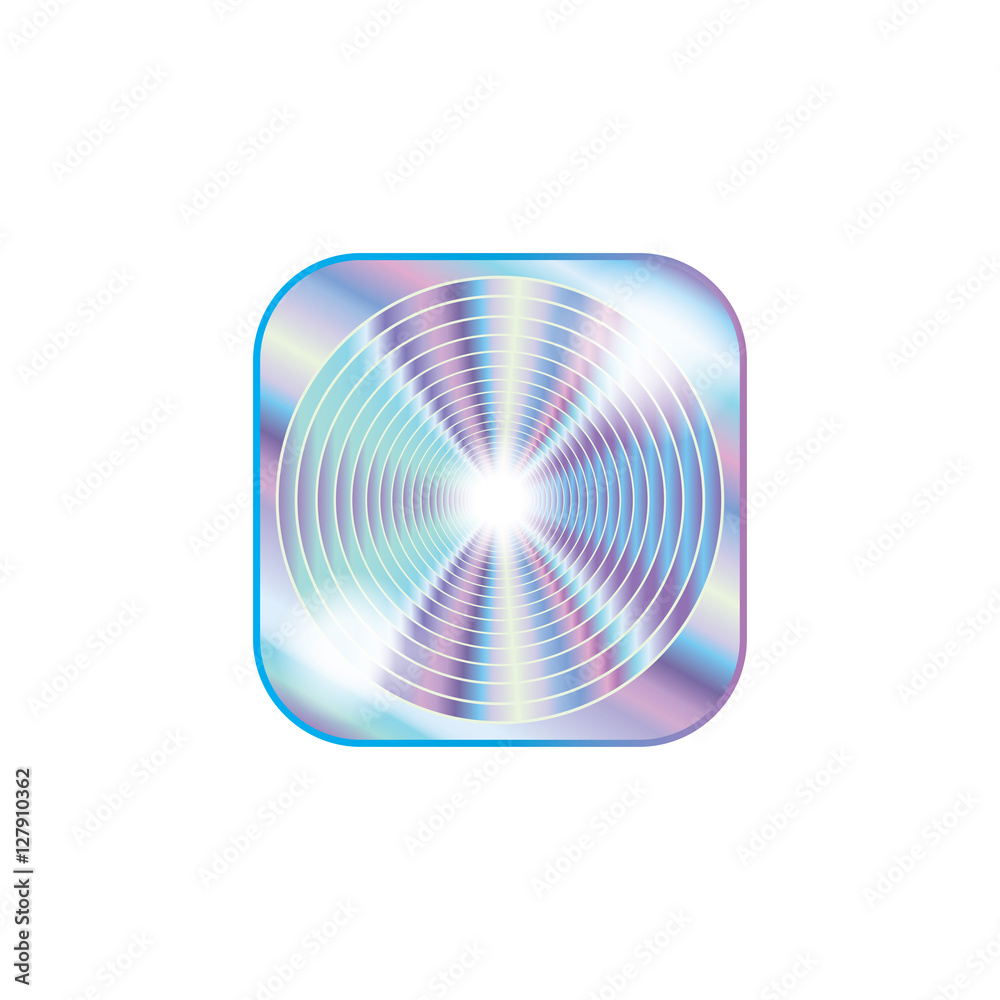 Hologram style illustration Stock Vector | Adobe Stock