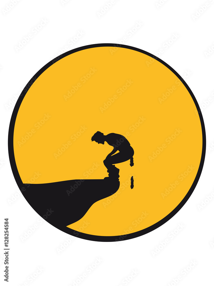 Logo cliff sun moon night werewolf big toilet toilet funny brown ...