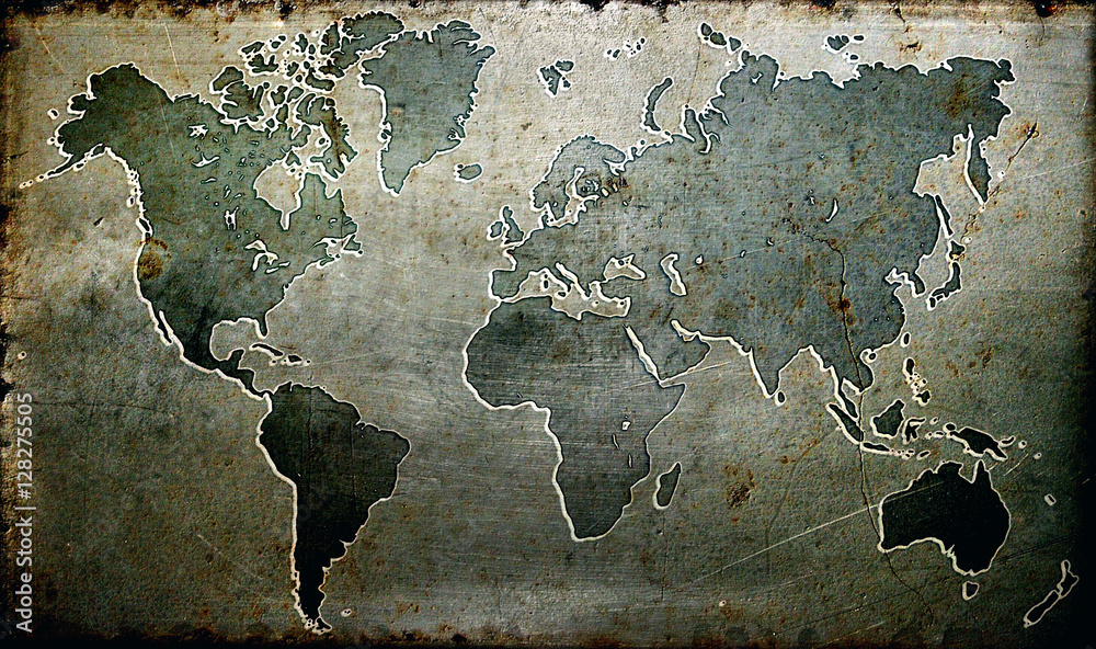 Stock-Illustration „World map“ | Adobe Stock