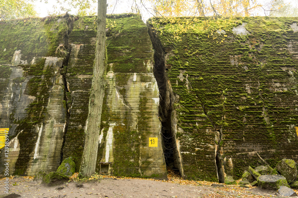 Foto de Stock Wolf's Lair, Adolf Hitler's Bunker in Poland. First ...