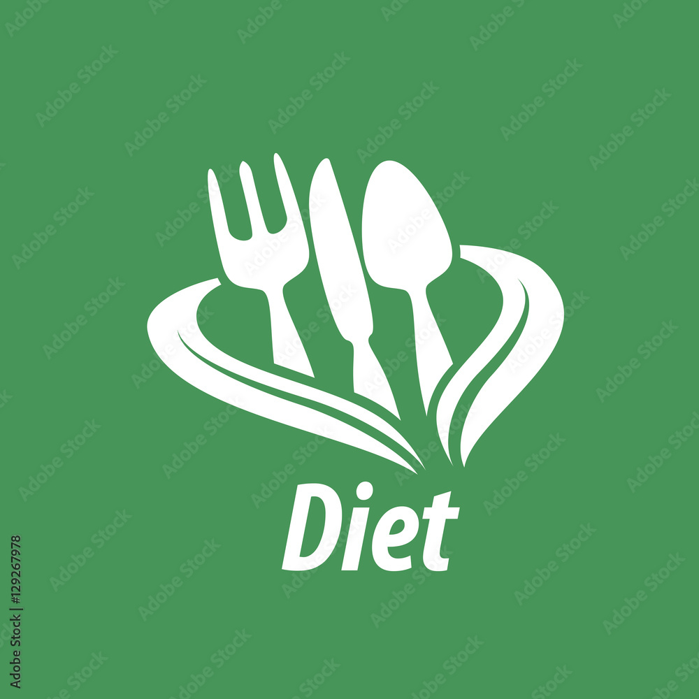 vector logo for diet Stock Vector | Adobe Stock