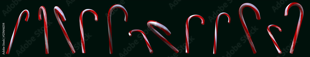 candy cane sprite sheet Stock Illustration | Adobe Stock