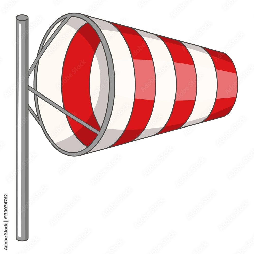 Crosswind icon. Cartoon illustration of crosswind vector icon for web ...