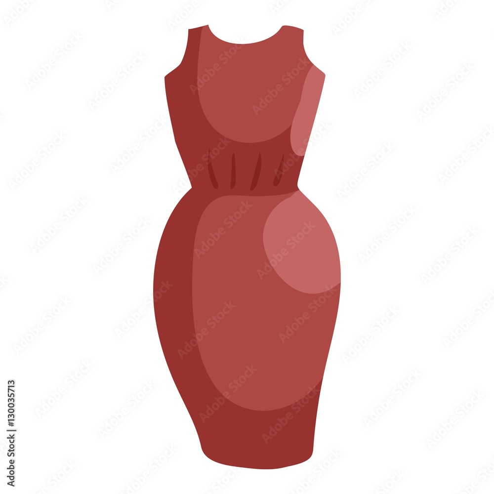 Dress icon. Cartoon illustration of dress vector icon for web Stock ...