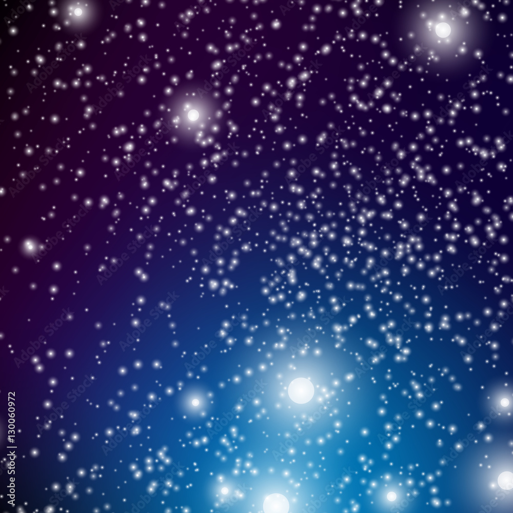 Background space, white stars, illustration Stock Illustration | Adobe ...
