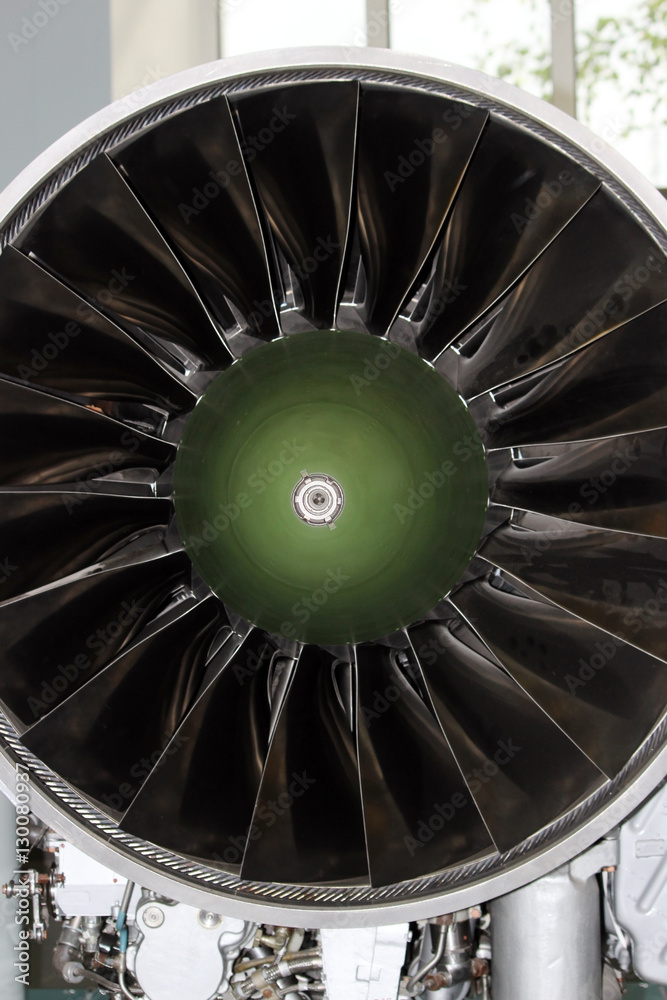 structure of the aircraft engine turbine, army aviation, military and ...