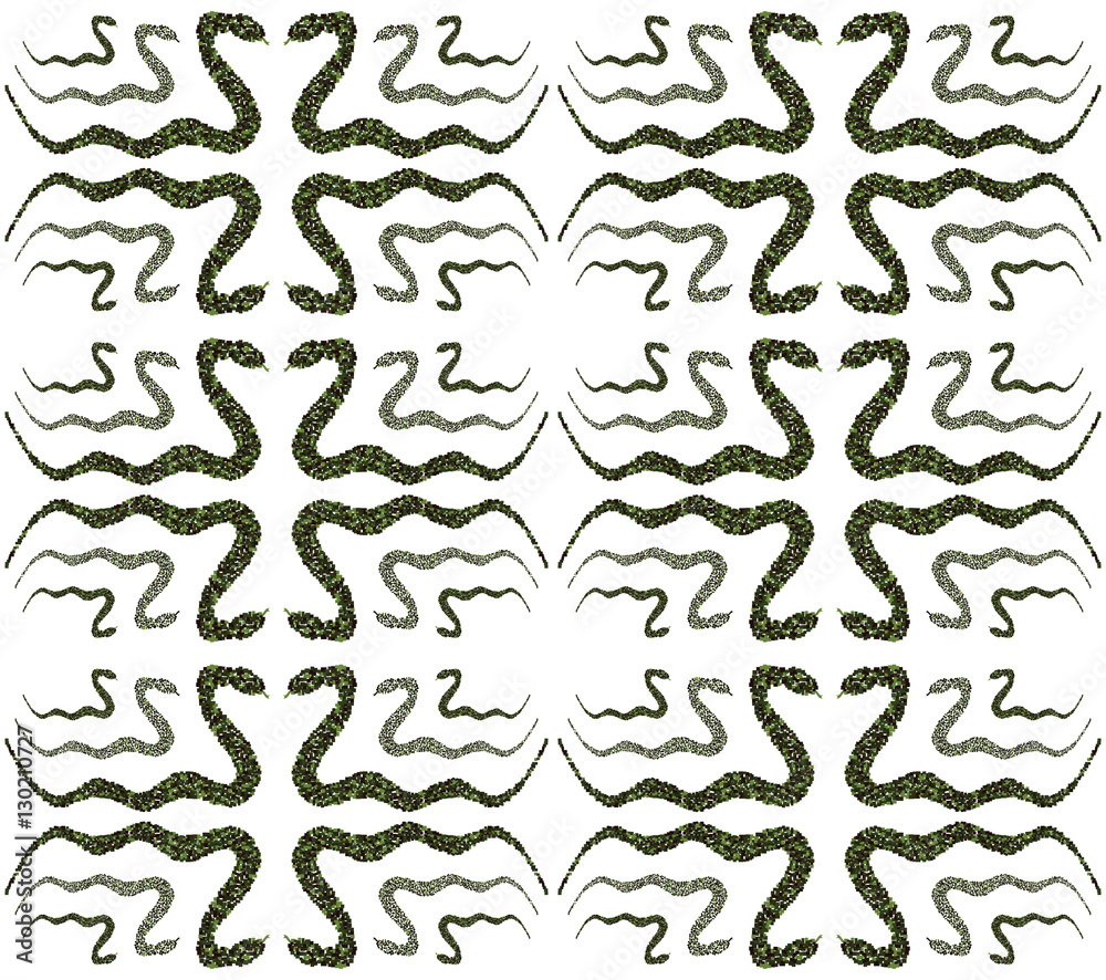 Snake symbol seamless texture background 素材庫向量圖 | Adobe Stock