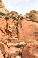 Red Rock Erosion Steps Free Stock Photo - Public Domain Pictures