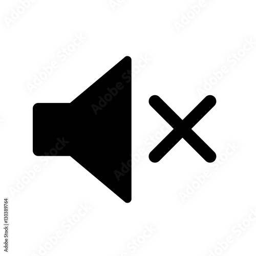 Lautsprecher Symbol - Lautlos Vecteur Stock | Adobe Stock