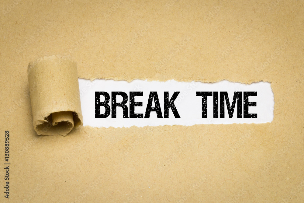 Foto de Stock Break Time | Adobe Stock