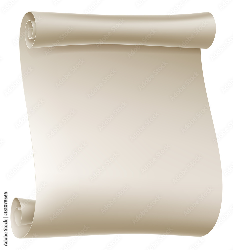Paper Scroll Background Stock Vector | Adobe Stock