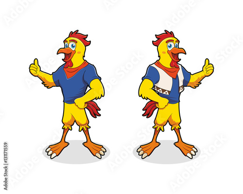 Chicken Man Stock Vector | Adobe Stock
