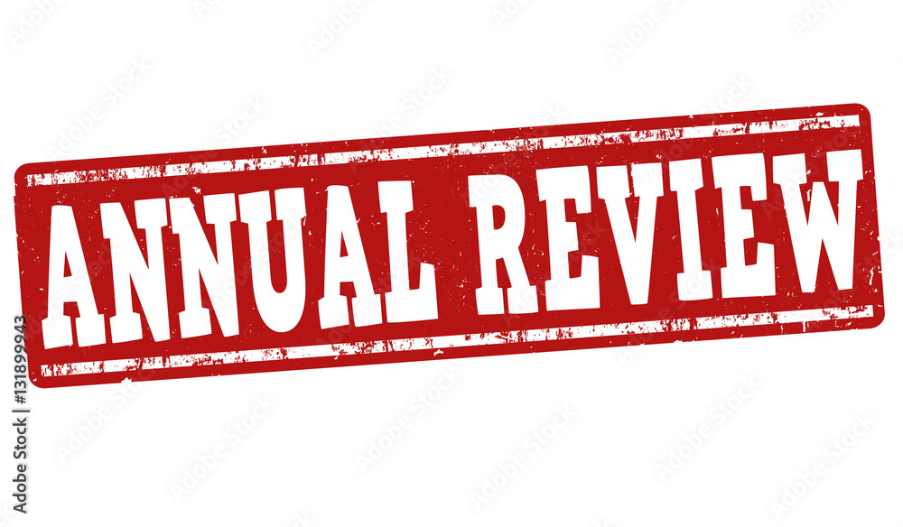 Annual review sign or stamp Stock Vector | Adobe Stock