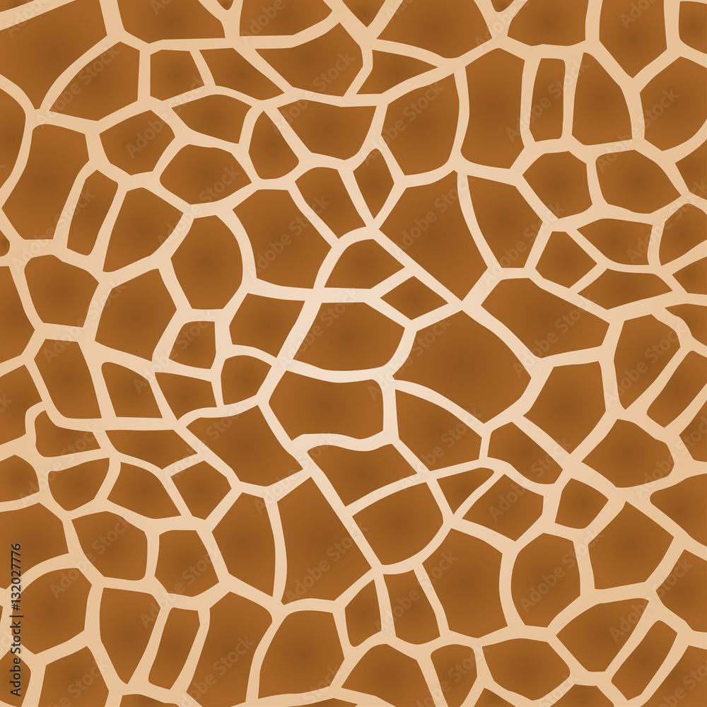 giraffe skin vector background Stock Vector | Adobe Stock
