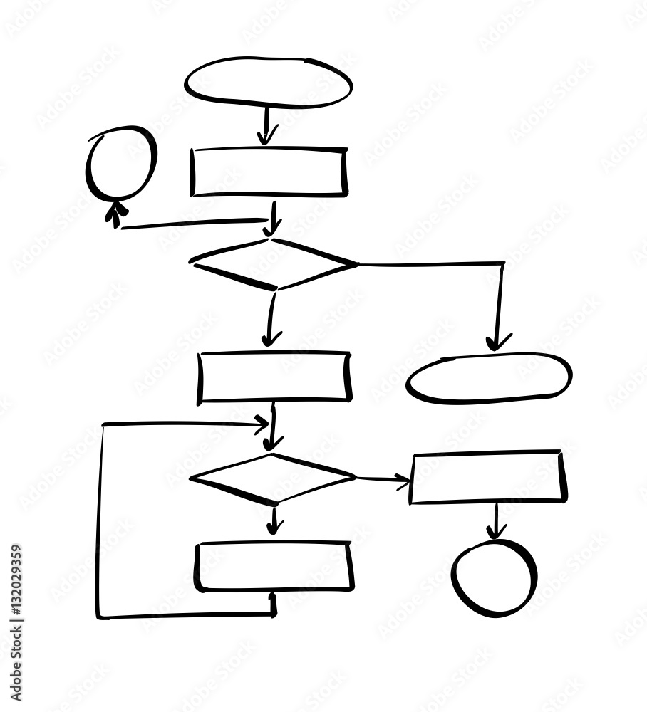 Process Flow Stock Vector | Adobe Stock