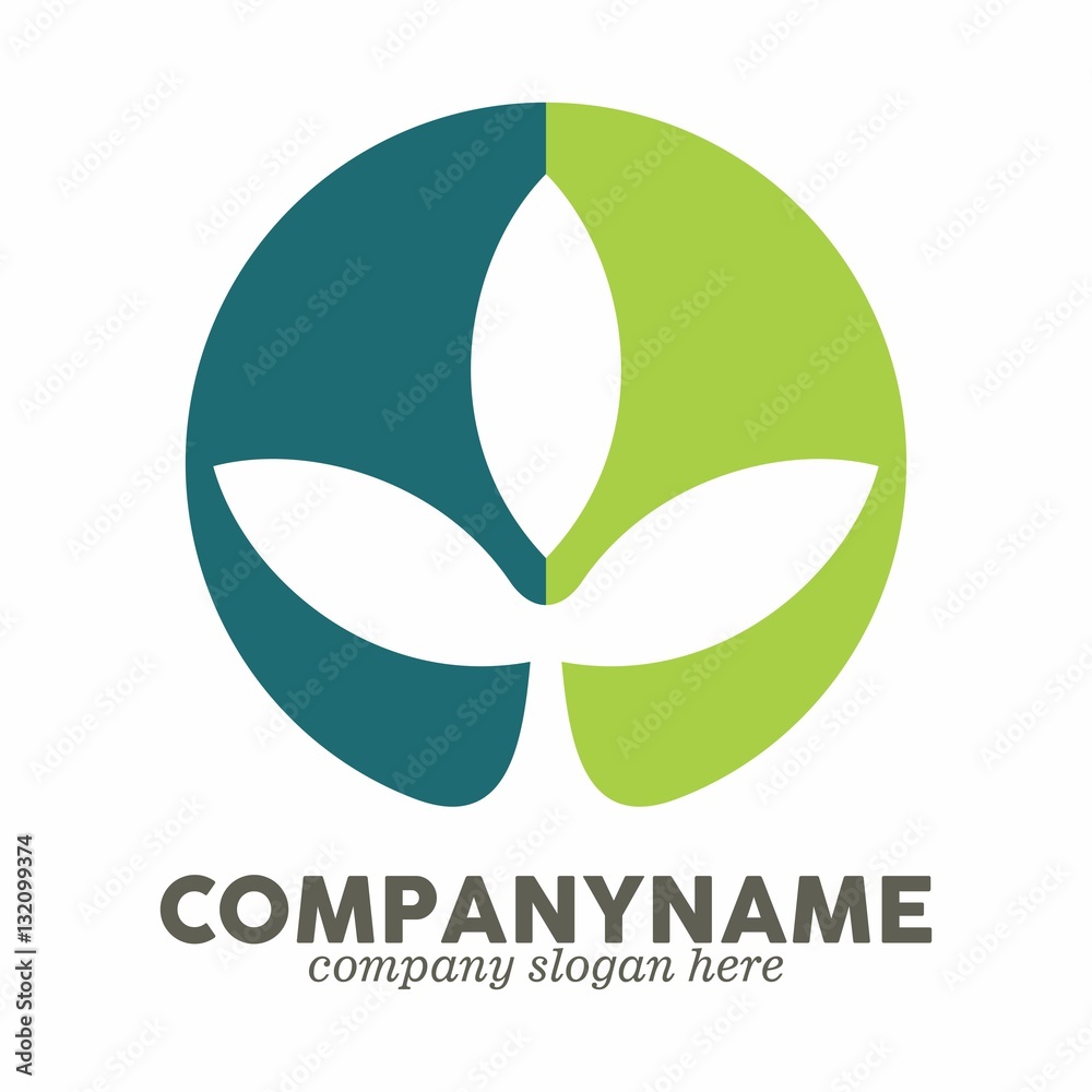 growing tree logo icon vector template Stock Vector | Adobe Stock