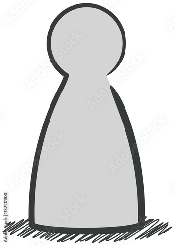Spielfigur Zeichnung Vektor – kaufen Sie diese Vektorgrafik und finden ...