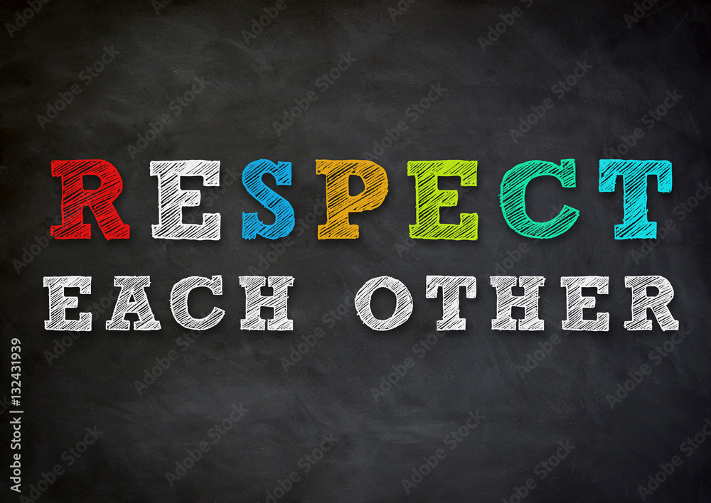 respect each other Stock Illustration | Adobe Stock