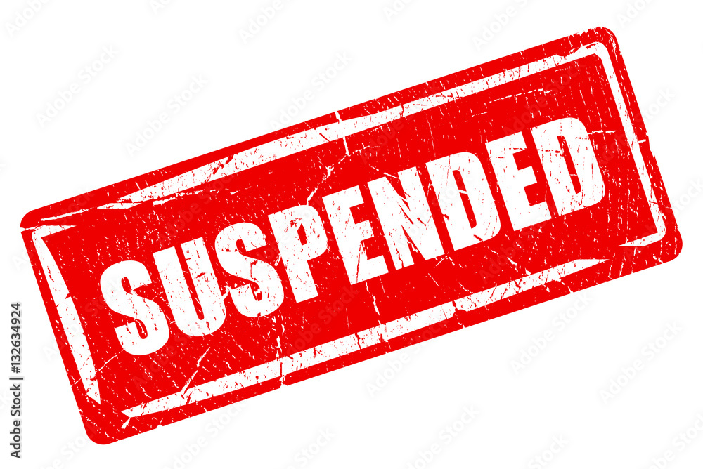 Suspended rubber stamp Stock Illustration | Adobe Stock