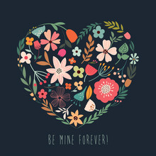 Heart, Flowers, Cut Out, Shape Free Stock Photo - Public Domain Pictures
