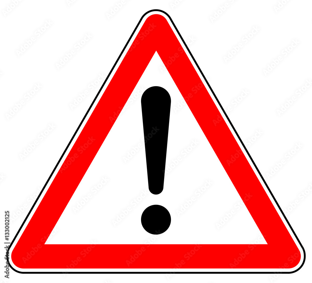 Stock-Illustration „sd44 Schild-Dreieckig - german: Hinweis Zeichen ...