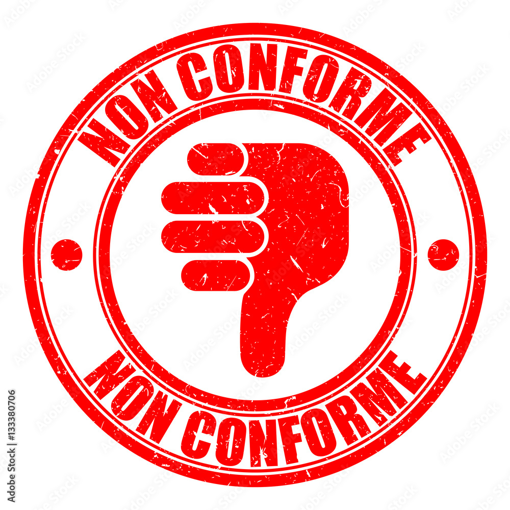 Logo Non Conforme Stock Vector Adobe Stock logo-non-conforme-stock-vector-adobe-stock