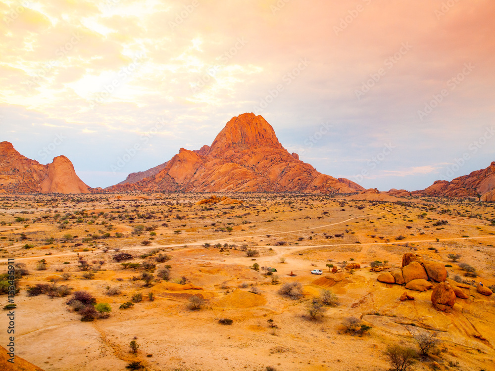 Spitzkoppe, aka Sptizkop - unique rock formation of pink granite in ...