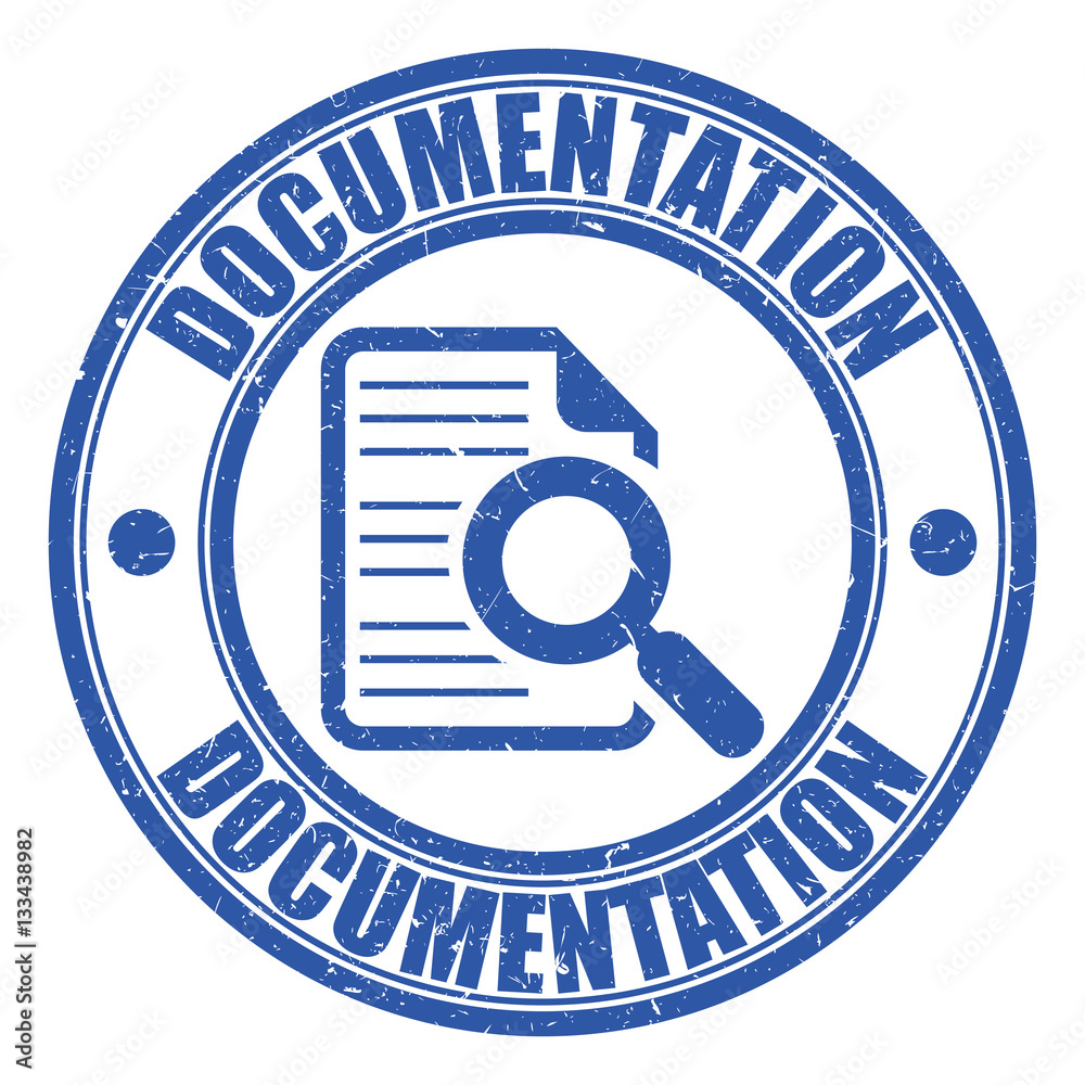 Logo documentation. Stock Vector | Adobe Stock