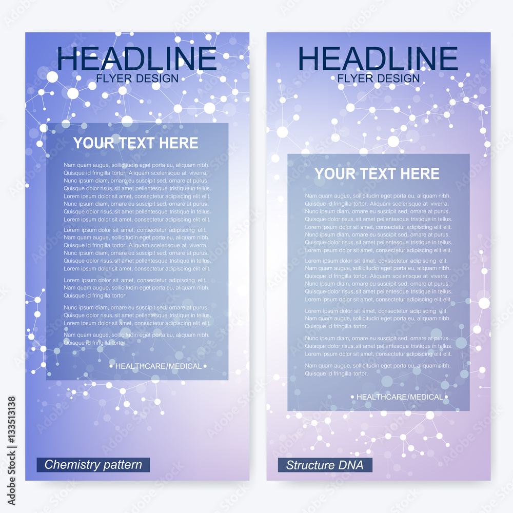Leaflet flyer layout. Magazine cover corporate identity template ...