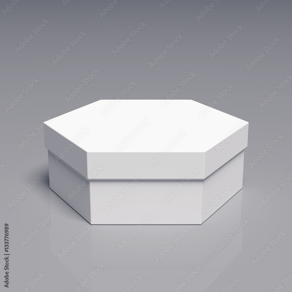 Cardboard box template Stock Illustration | Adobe Stock