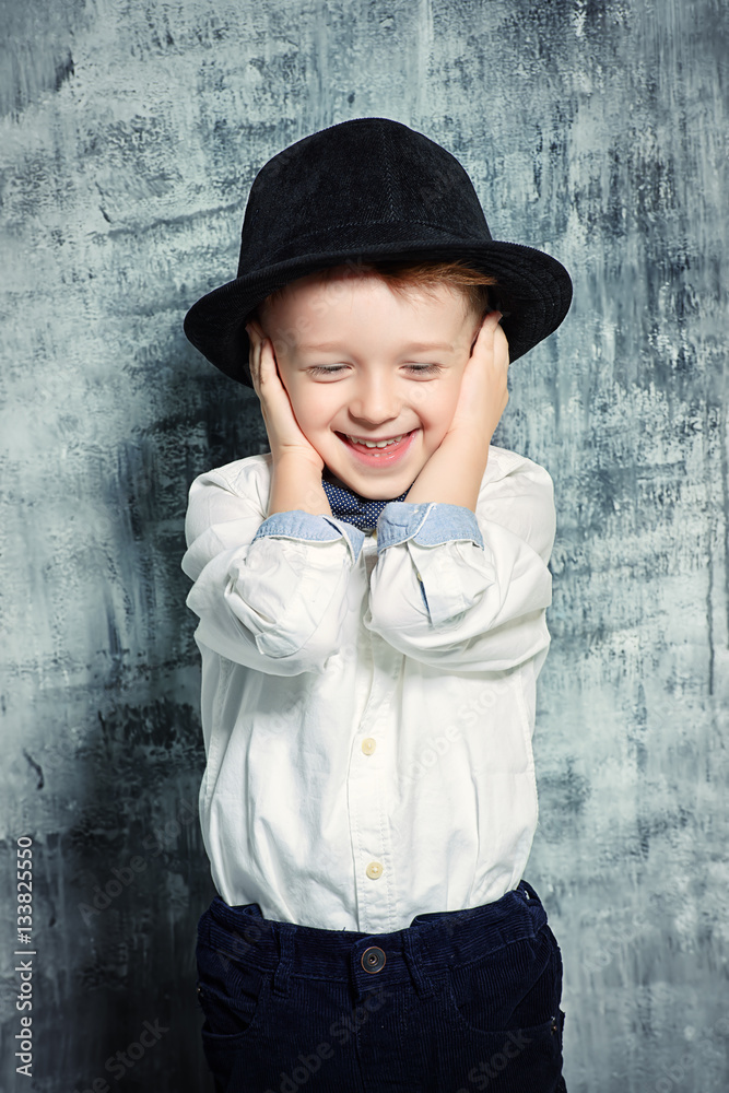Stock-Foto „little boy laughing“ | Adobe Stock