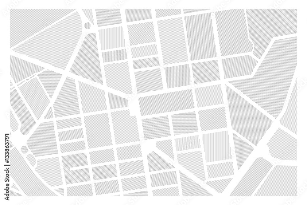 Urban planning concept background in lines. Stock Illustration | Adobe ...