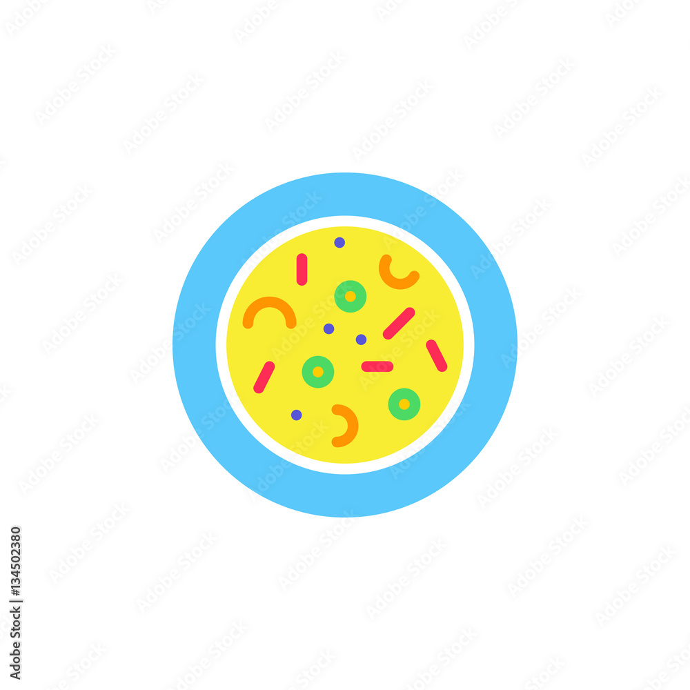 Microbes. Agar plate with bacterial colonies icon vector, solid logo ...