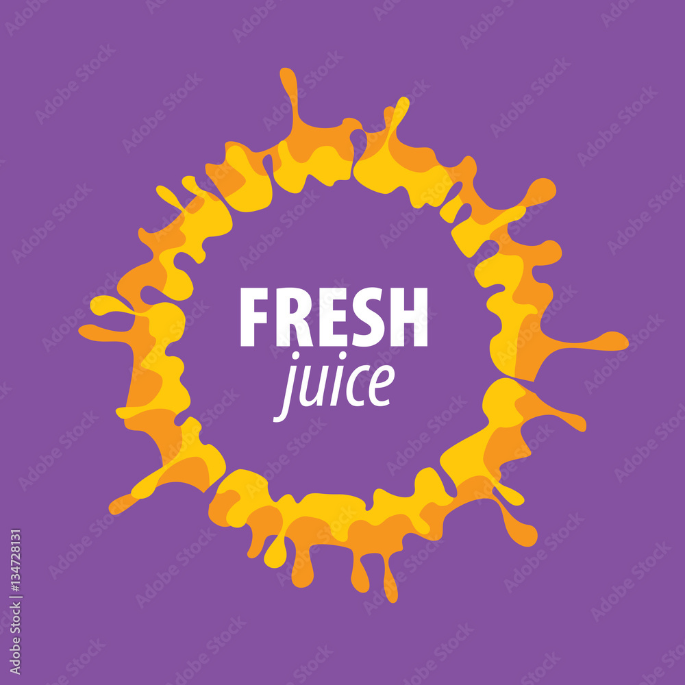 juice splash vector sign Stock Vector | Adobe Stock