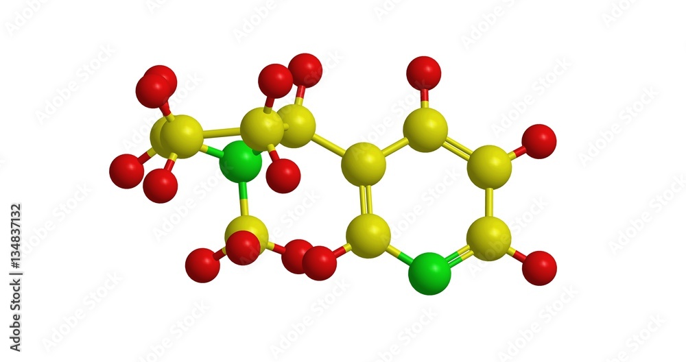 Molecular structure of nicotine Stock Illustration | Adobe Stock
