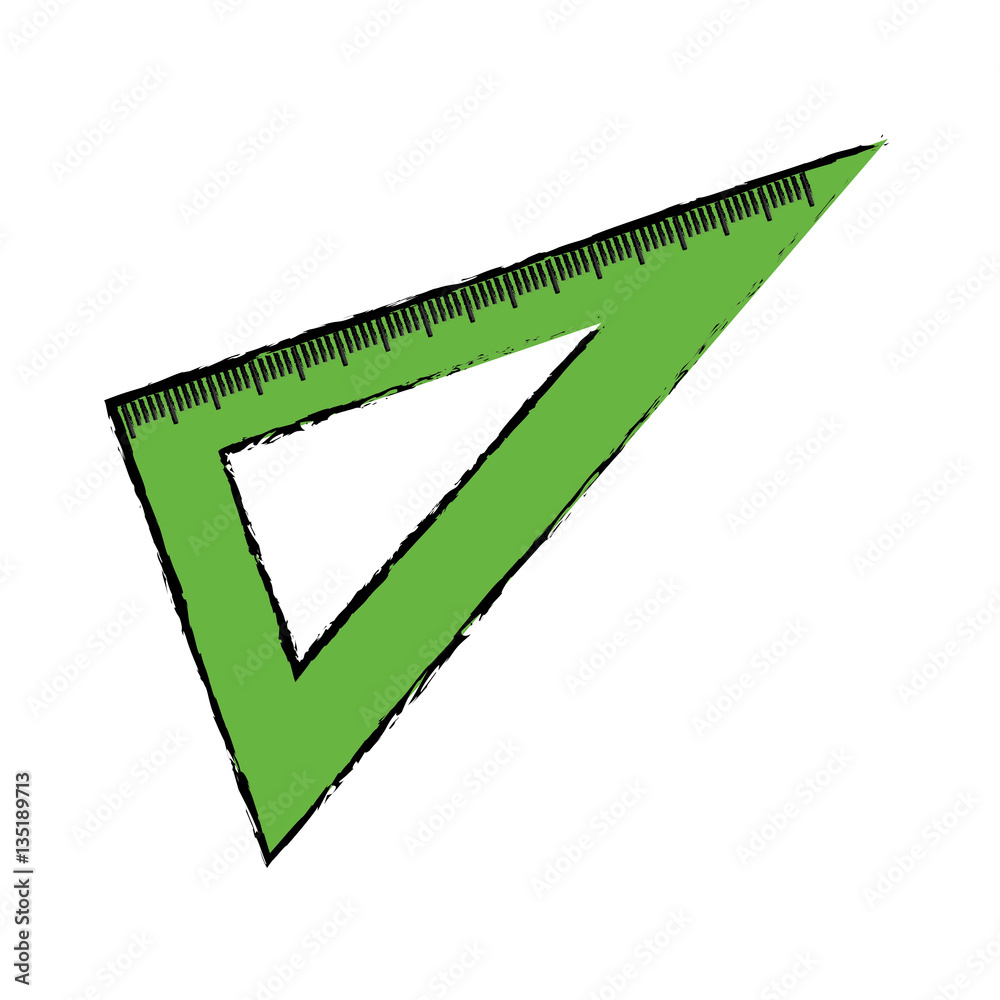 Set square ruler icon vector illustration graphic design の Stock ベクター ...