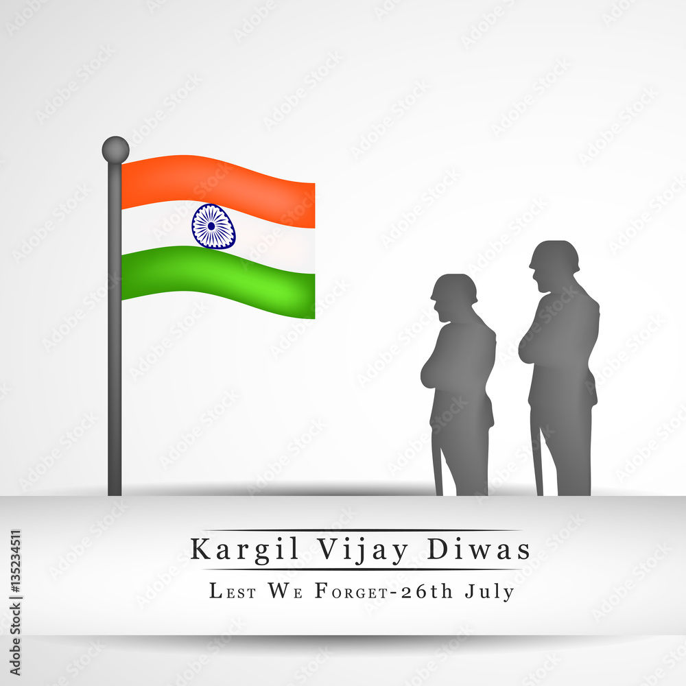Kargil Vijay Diwas background. It is celebrated on 26 July every year ...