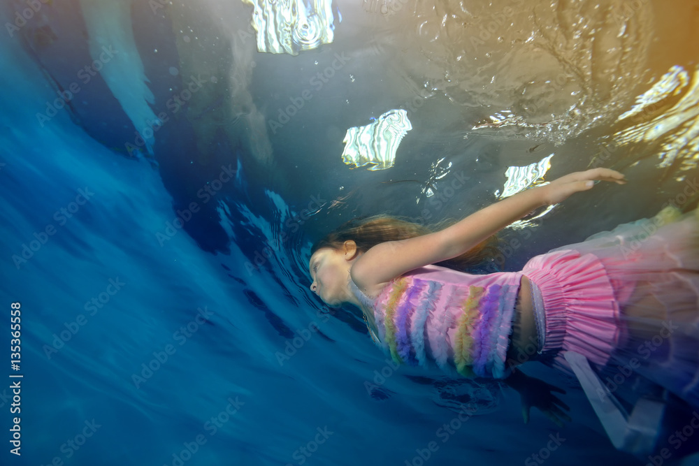 Girl Underwater Dress