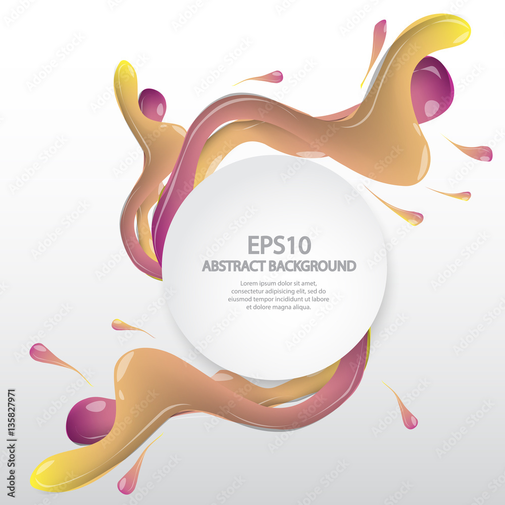 water background splash background Design Template,Vector Illustration ...