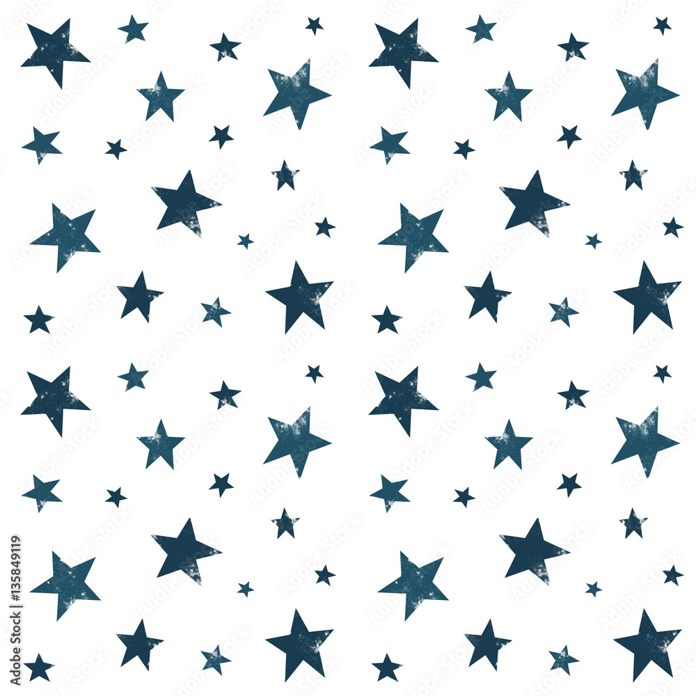 Textured stars background, pattern, wallpaper. Grunge space halftone ...