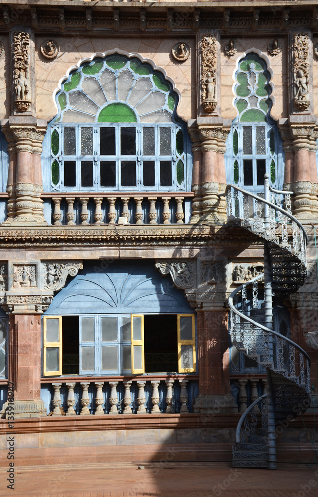Yard of Mysore palace, India Stock Photo | Adobe Stock
