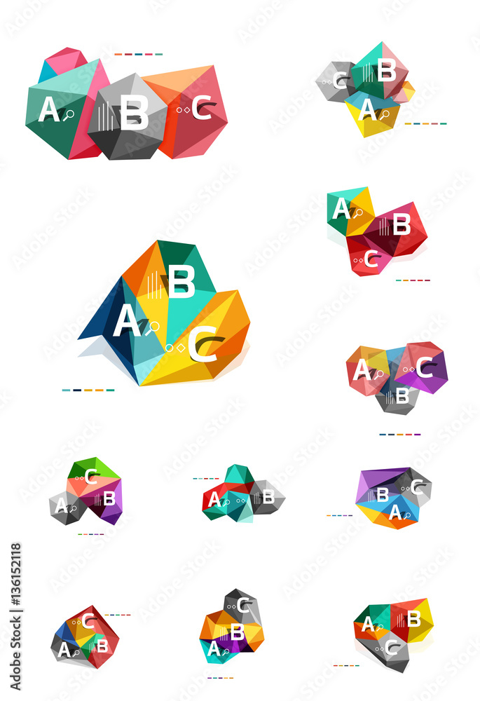 ABC infographics vector Stock Vector | Adobe Stock