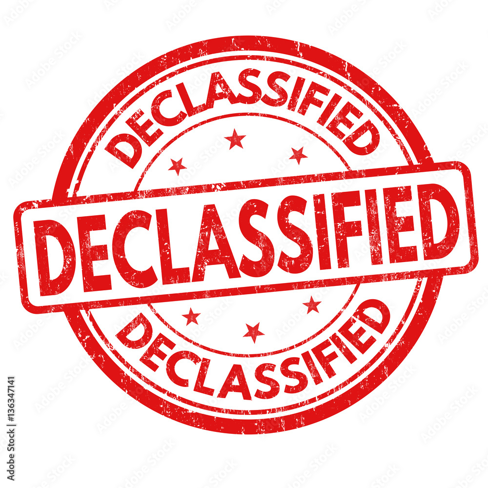 Declassified sign or stamp Stock Vector | Adobe Stock