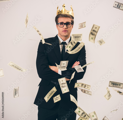 Handsome rich guy Stock Photo | Adobe Stock
