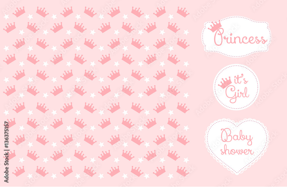 Light Pink Princess Background