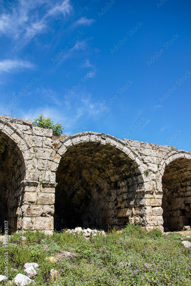 Exterior arches of the chariot racing stadium Stock Photo | Adobe Stock