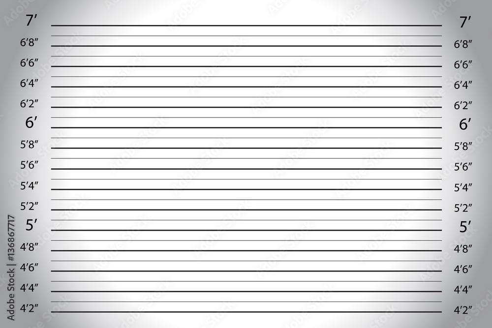 Vector of white grey wall, with Police Lineup Background Stock Vector ...